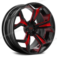Custom black rims with red deep dish rims suppliers,Custom black rims ...