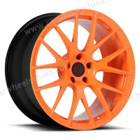 Black and orange rims forged 7 spoke 20 inch suppliers,Black and orange ...