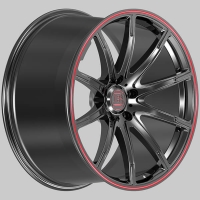 black rims with red lip concave brabus wheels suppliers,black rims with ...