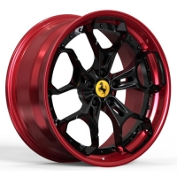 ferrari 488 pista rims ferrari black and red custom wheels suppliers ...